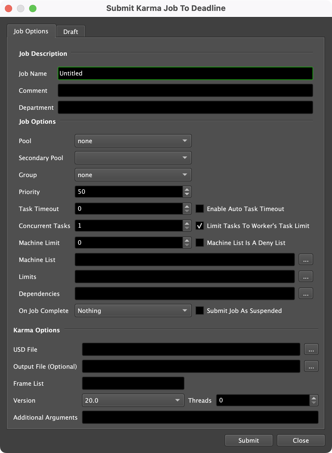 Karma Standalone — Deadline 10.4.2.2 documentation